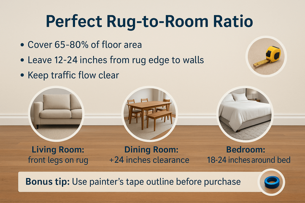 My Secret to the Perfect Rug-to-Room Ratio - Carpet Cleaning Force