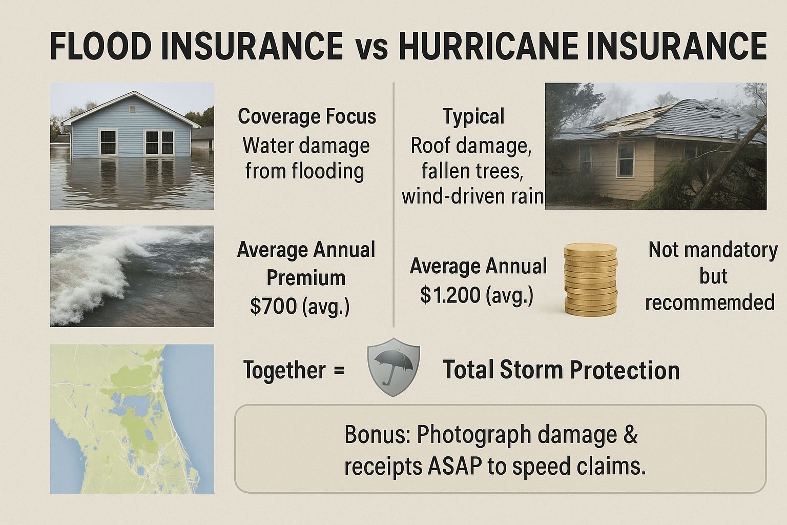 Short Title: My Experience: Flood Insurance vs Hurricane Insurance ...