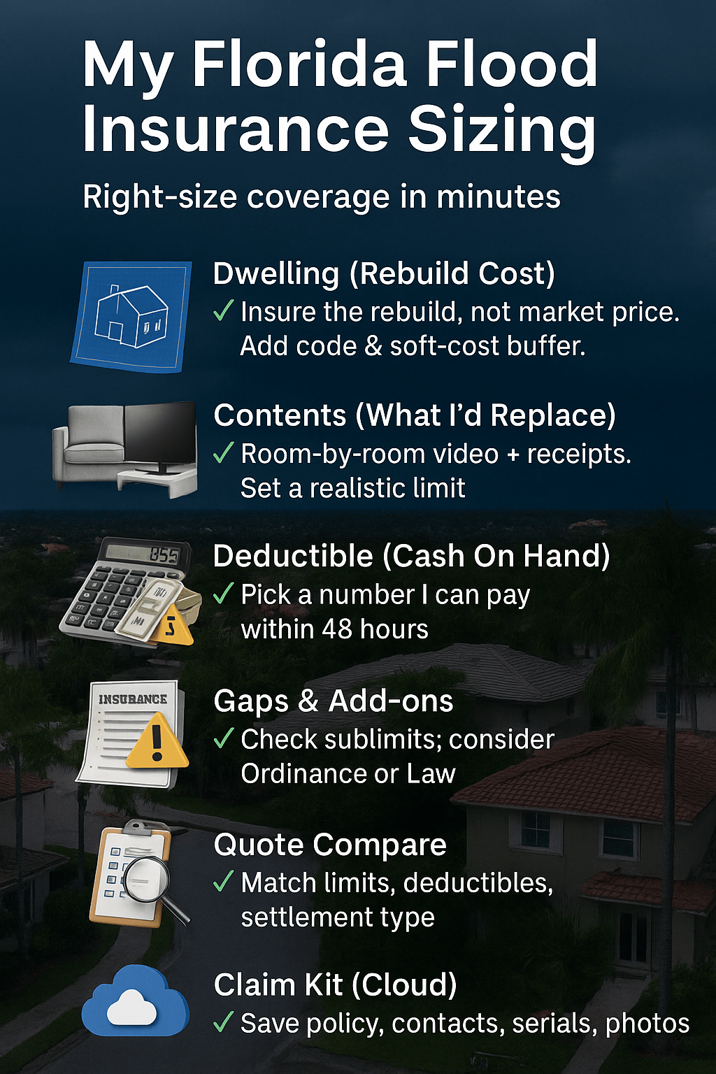 How Much Flood Insurance Do I Need in Florida? My Personal Experience ...